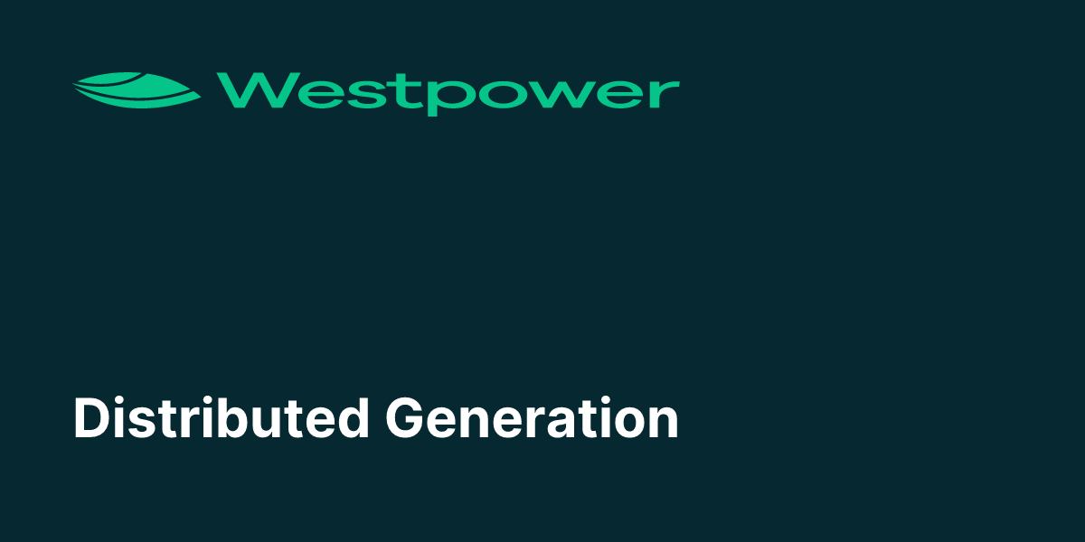 Distributed Generation | Westpower