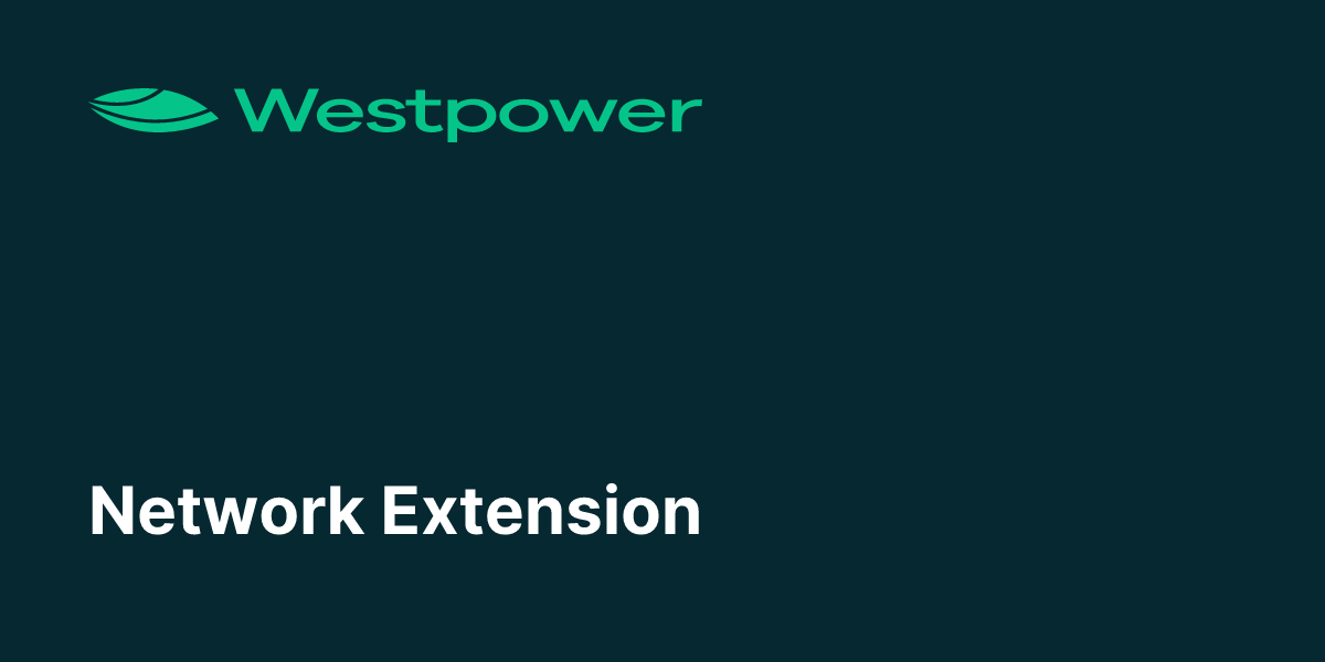 Network Extension | Westpower