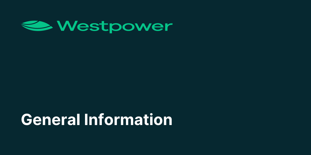 General Information | Westpower